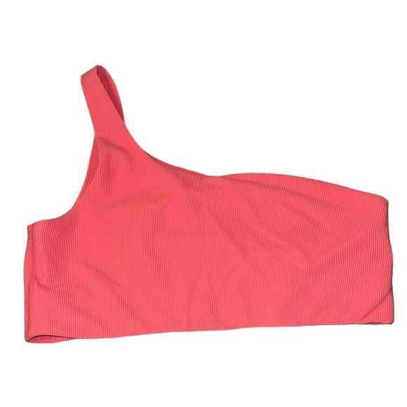 Aqua | Intimates & Sleepwear | Aqua Ribbed Asymmetric Sports Bra Size ...